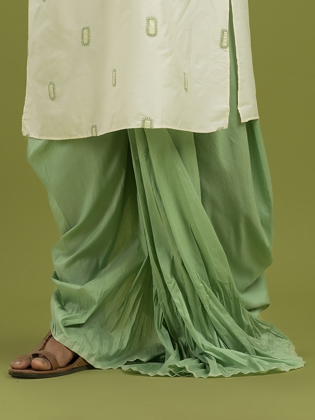 Exclusive Silk Dhoti- Ready to wear | Dheu