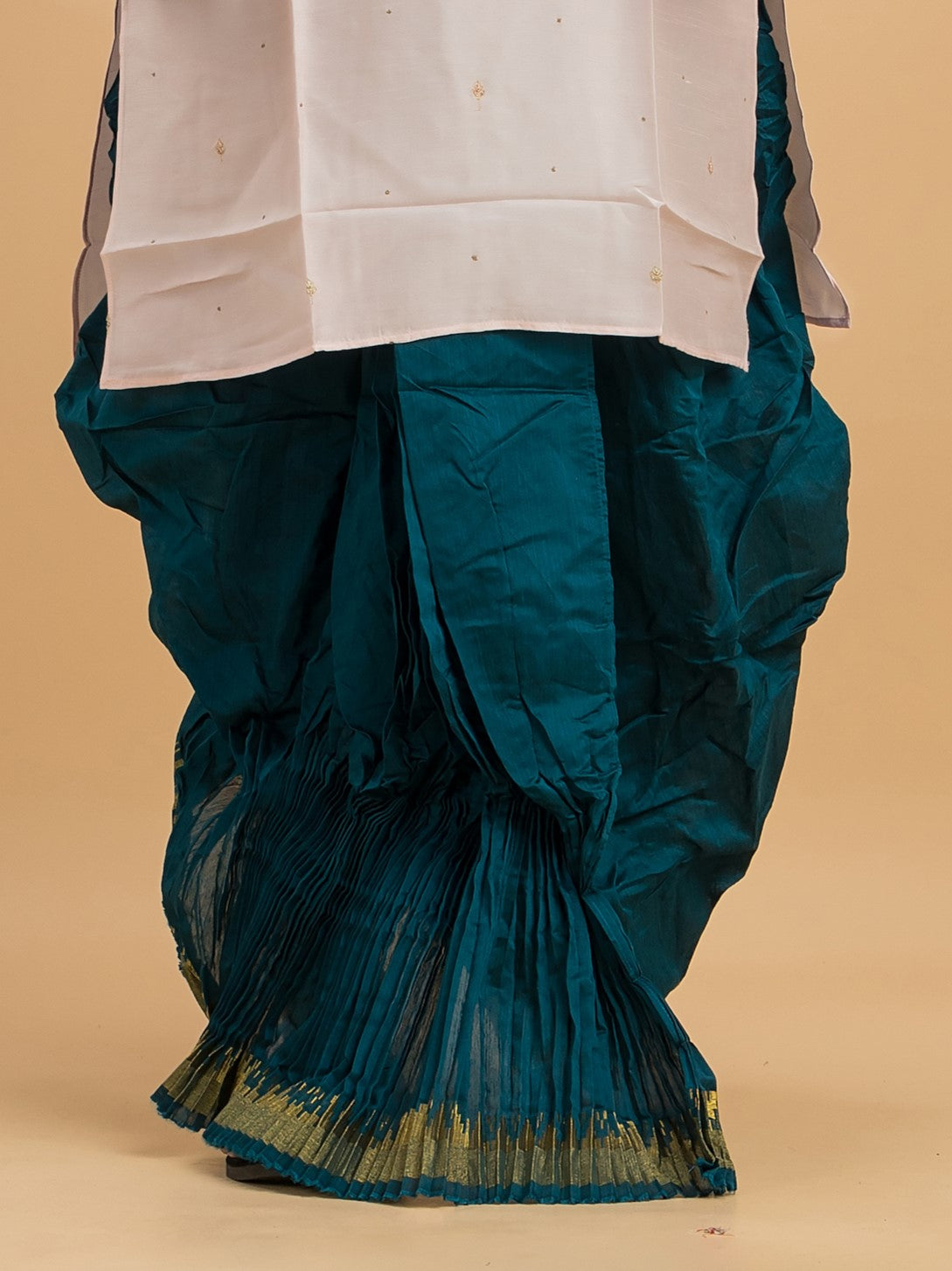 Designer Silk Dhoti- Ready to wear | Dheu