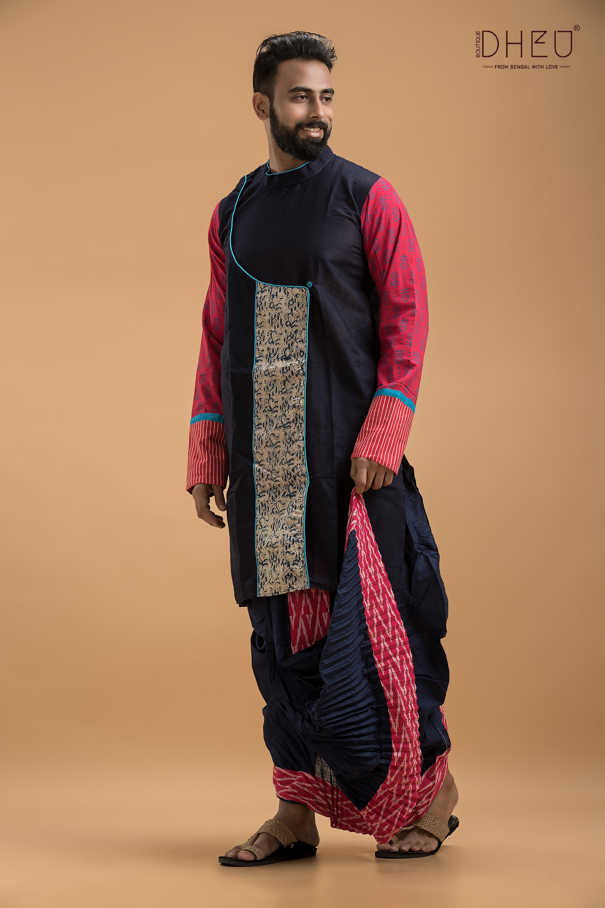 Dheu Exclusive Designer Kurta Dhoti(Optional) Set | Dheu