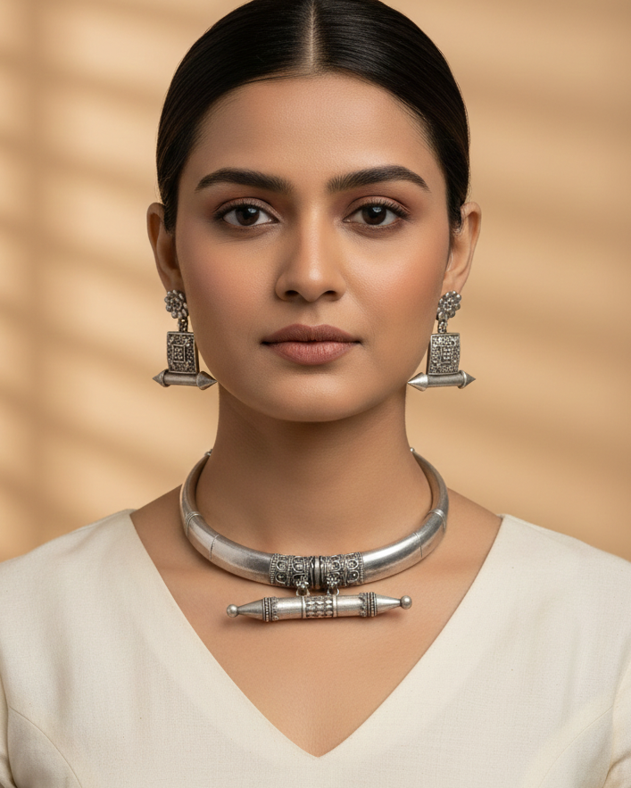 Dheu Necklace & Earrings Combo | Dheu