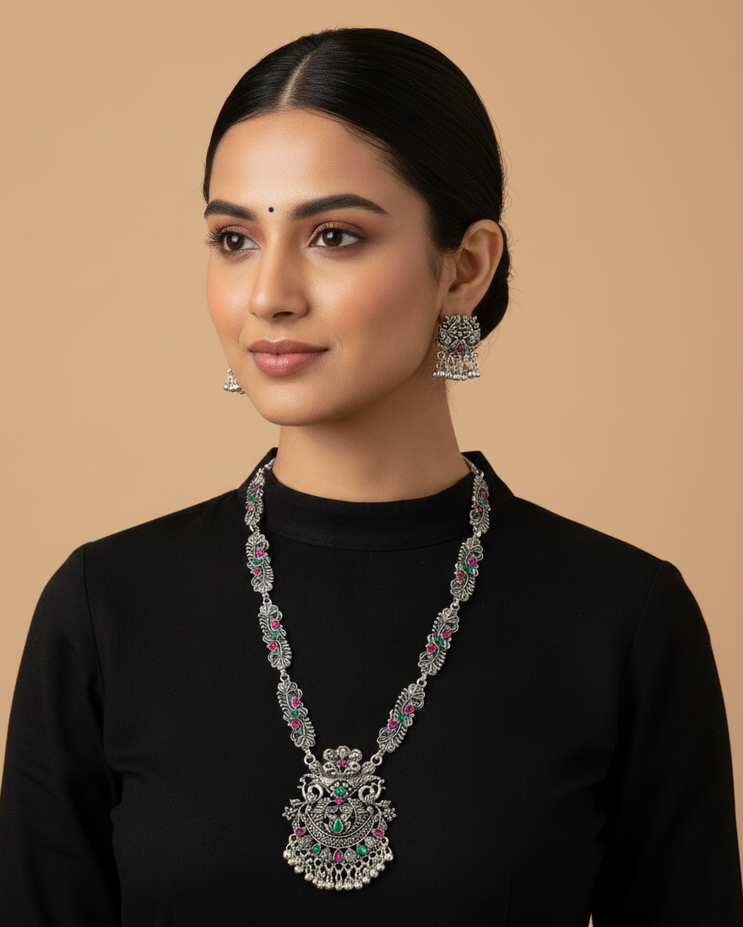 Ethnic Boho Style Necklace Set for Women – Festival & Party Wear– Dheu