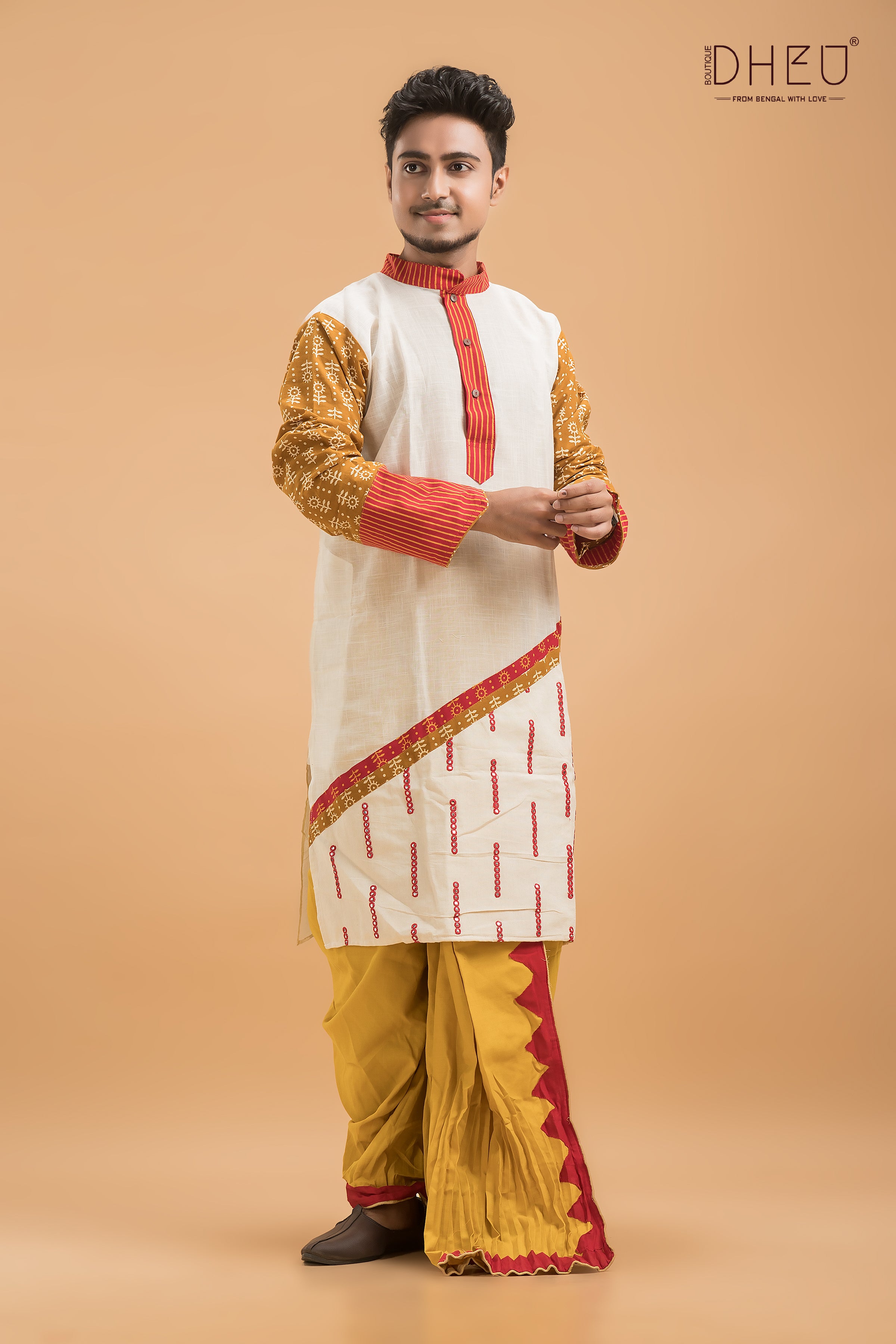 Dheu Exclusive Designer Kurta & Dhoti(Optional) Set | Dheu