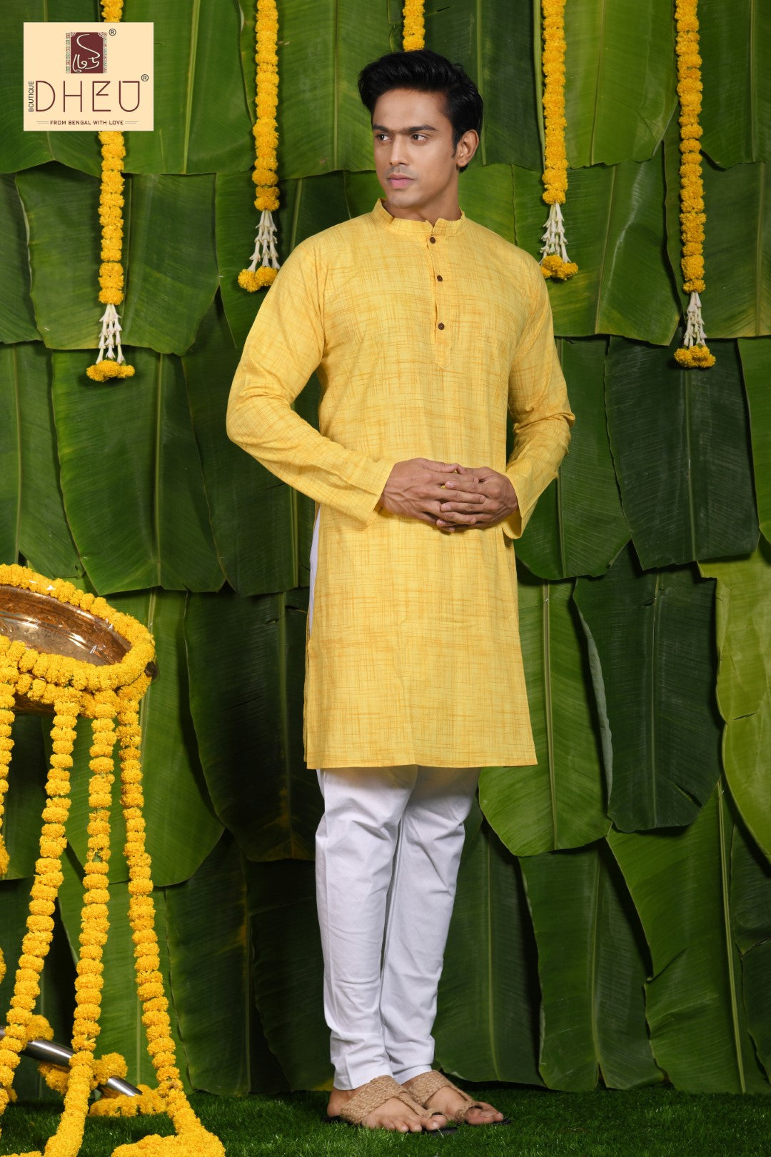 Dheu Pure Khadi Cotton Men's Kurta | Dheu