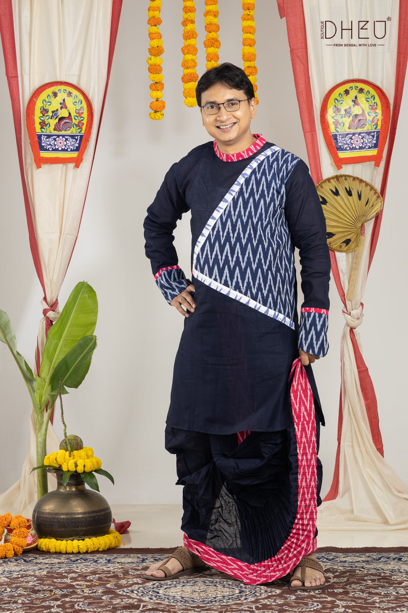 Dheu Exclusive - Designer Kurta-Dhoti(Optional) Set | Dheu